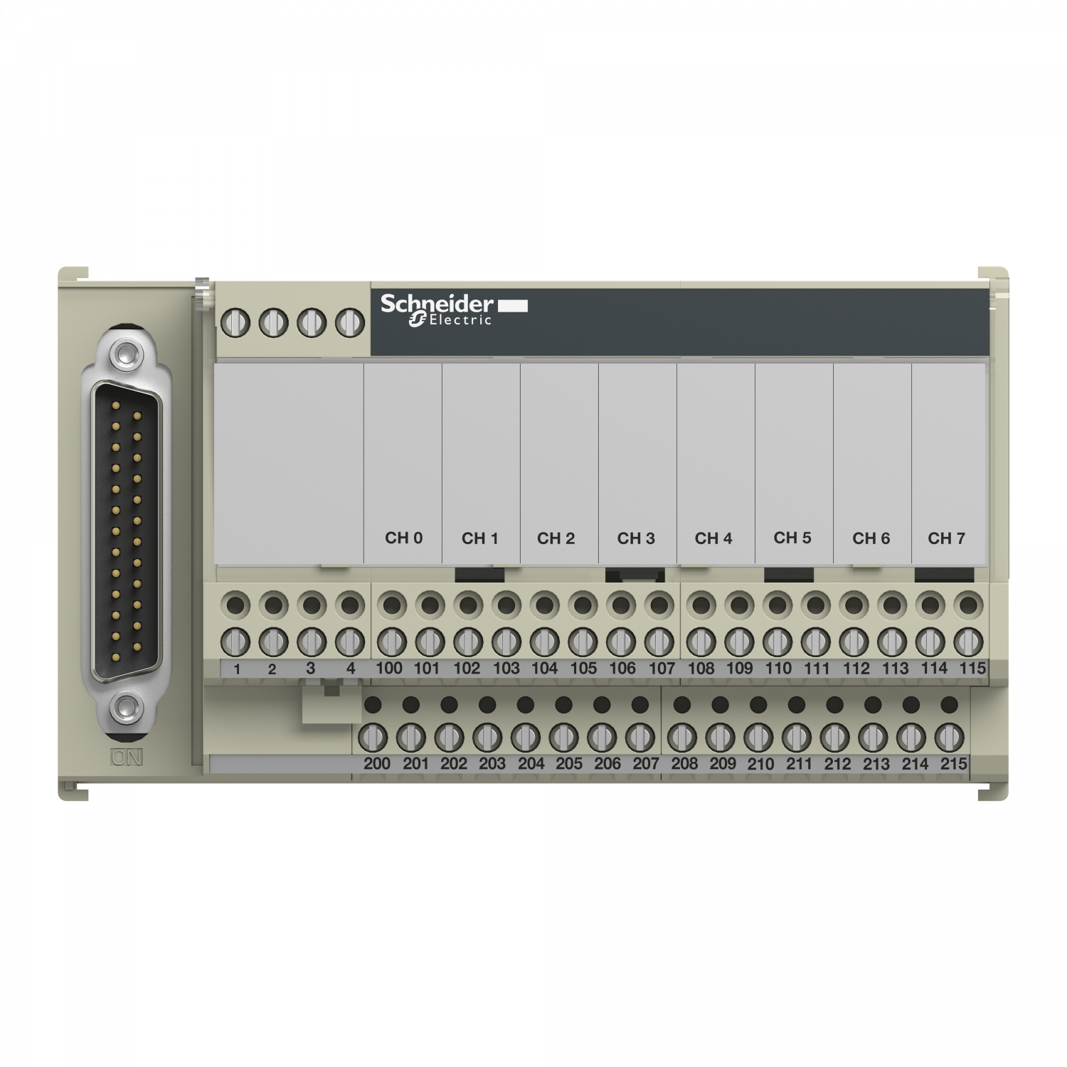 Telefast ABE7 - embase de raccordement - pour distribution pass. 8 ...